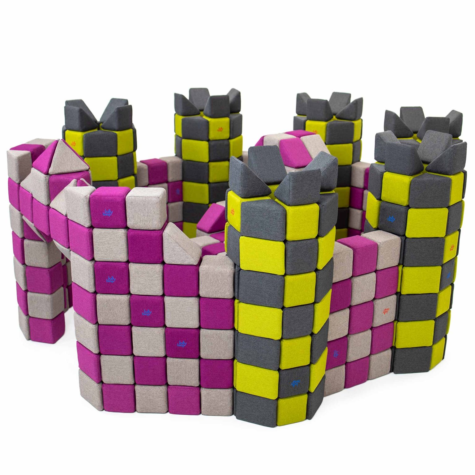 Medium Set: 50 Soft Blocks for Nursery and Kindergarten Play ...